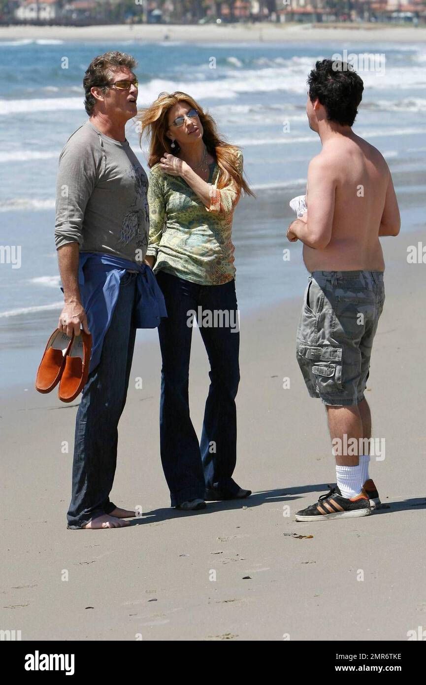 Exclusive!! A very healthy looking David Hasselhoff goes on a romatic ...