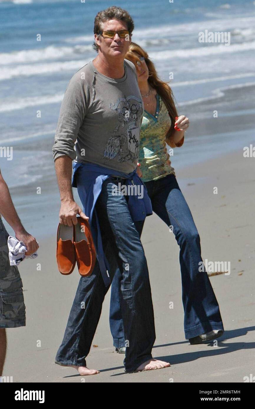 Exclusive!! A very healthy looking David Hasselhoff goes on a romatic ...