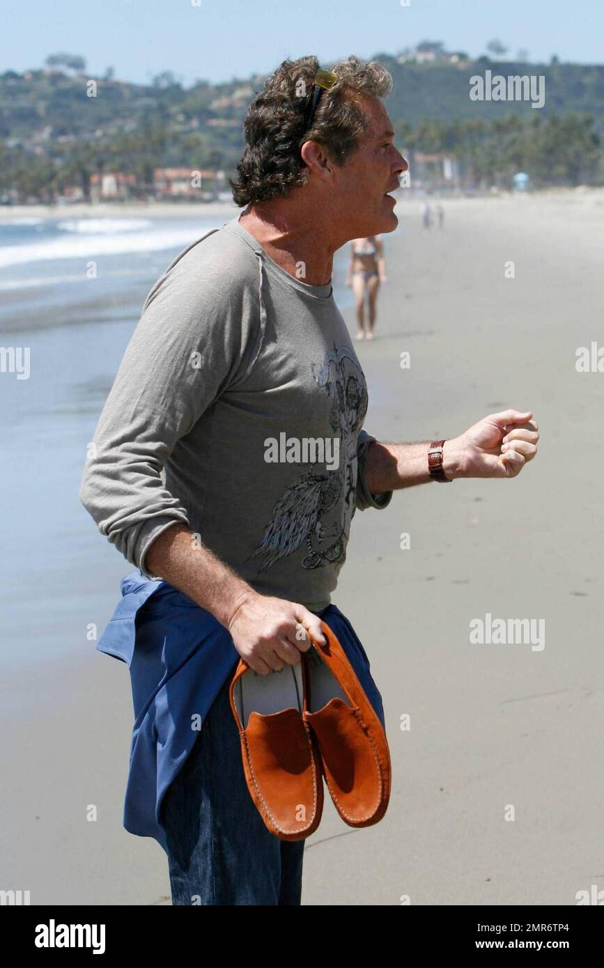 Exclusive!! A very healthy looking David Hasselhoff goes on a romatic ...