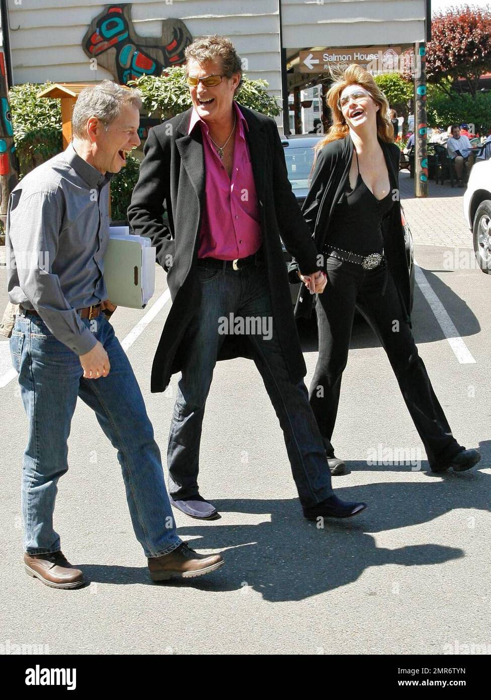 Exclusive!! David Hasselhoff and his new girlfriend Malibu celebrity ...