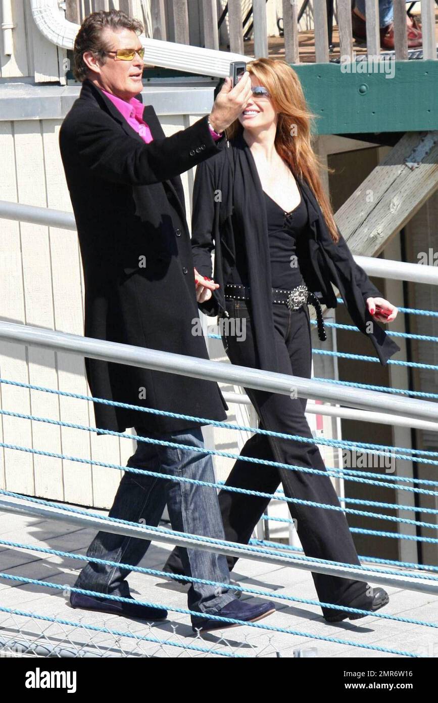 Exclusive!! David Hasselhoff and his new girlfriend Malibu celebrity ...