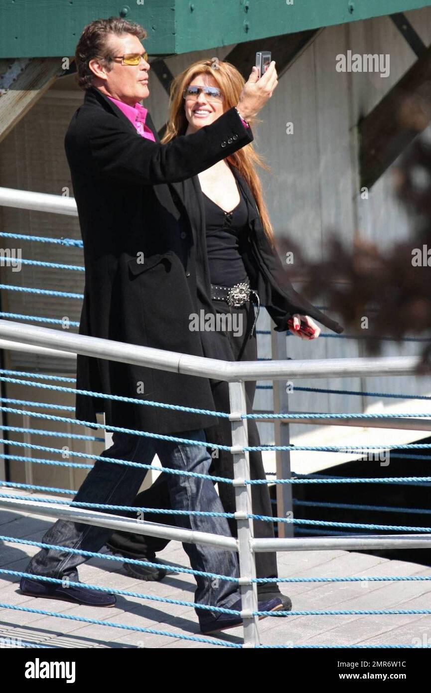 Exclusive!! David Hasselhoff and his new girlfriend Malibu celebrity ...