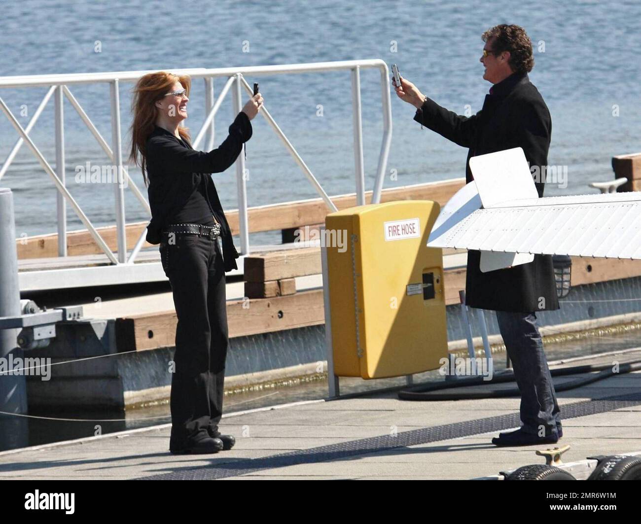 Exclusive!! David Hasselhoff and his new girlfriend Malibu celebrity ...