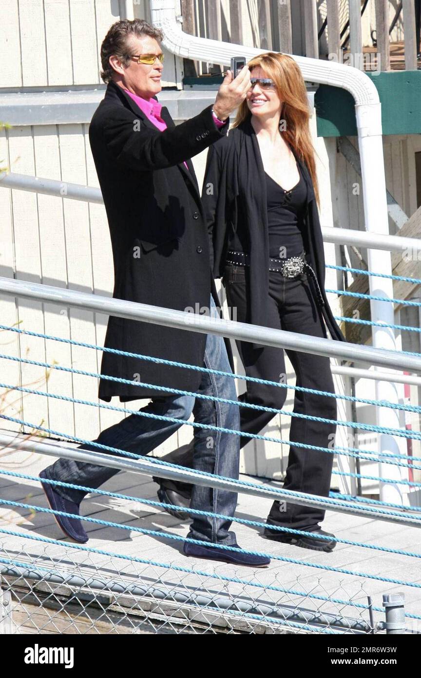 Exclusive!! David Hasselhoff and his new girlfriend Malibu celebrity ...