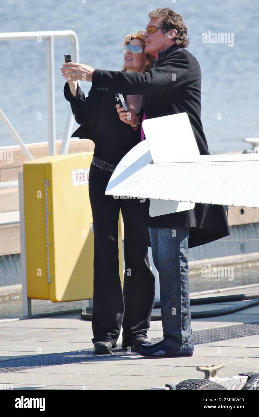 Exclusive!! David Hasselhoff and his new girlfriend Malibu celebrity ...