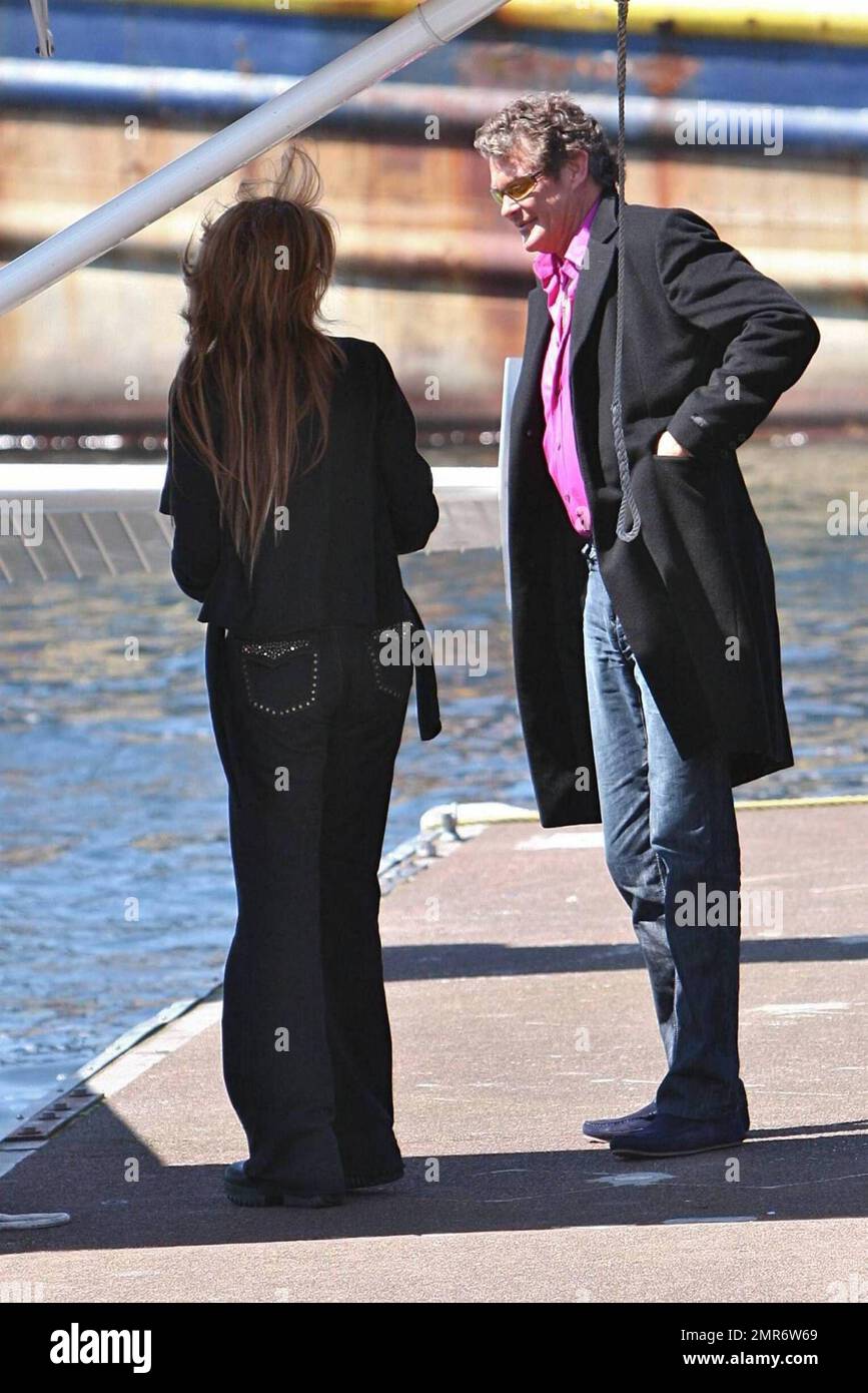 Exclusive!! David Hasselhoff and his new girlfriend Malibu celebrity ...