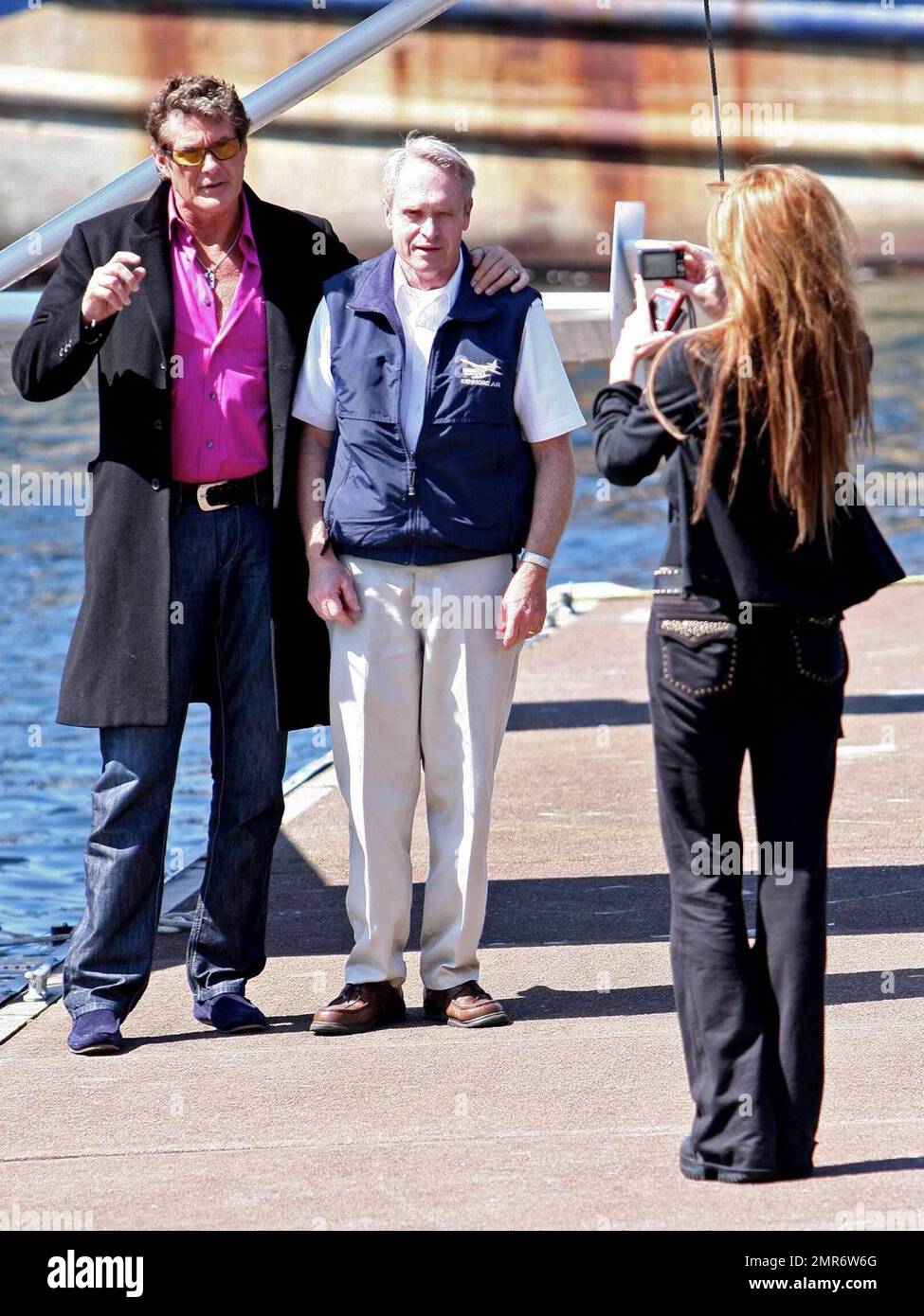 Exclusive!! David Hasselhoff and his new girlfriend Malibu celebrity ...