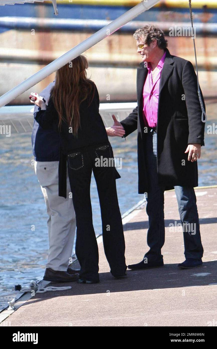 Exclusive!! David Hasselhoff and his new girlfriend Malibu celebrity ...