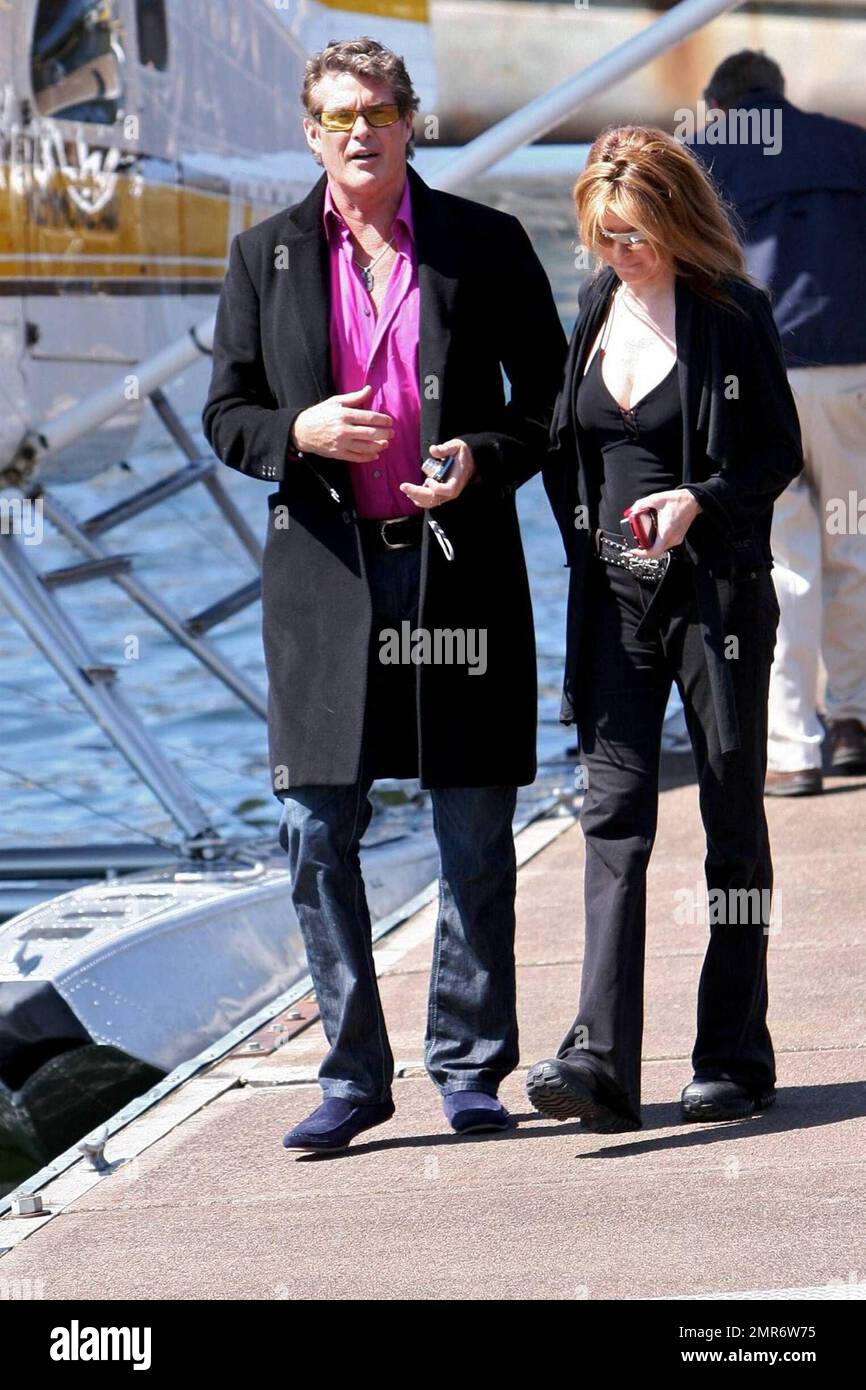 Exclusive!! David Hasselhoff and his new girlfriend Malibu celebrity ...