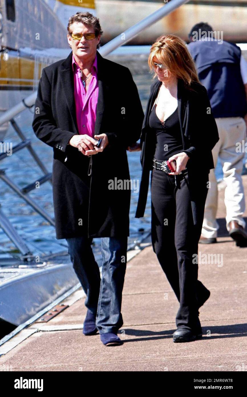 Exclusive!! David Hasselhoff and his new girlfriend Malibu celebrity ...