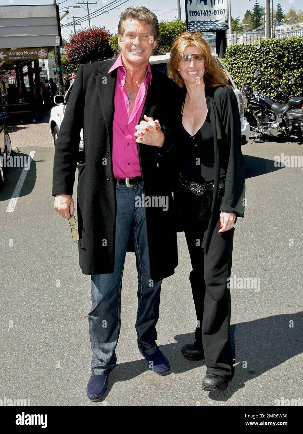 Exclusive!! David Hasselhoff and his new girlfriend Malibu celebrity ...