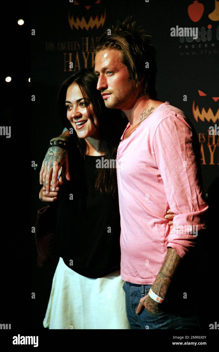 Camille Guaty and fiance Sy Rhys Kaye at the VIP Premiere night of the ...