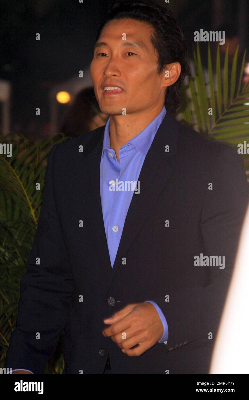 Daniel Dae Kim at the premiere of "Hawaii 5-0" during Waikiki's Sunset ...