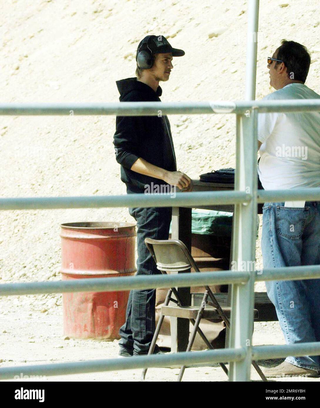 Hayden Christensen traded in his light saber for a semi-automatic hand ...