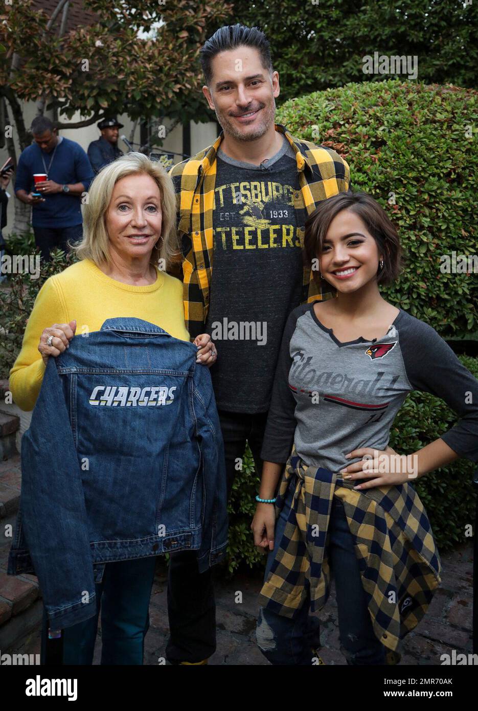 IMAGE DISTRIBUTED FOR NATIONAL FOOTBALL LEAGUE - Susie Spanos (left ...