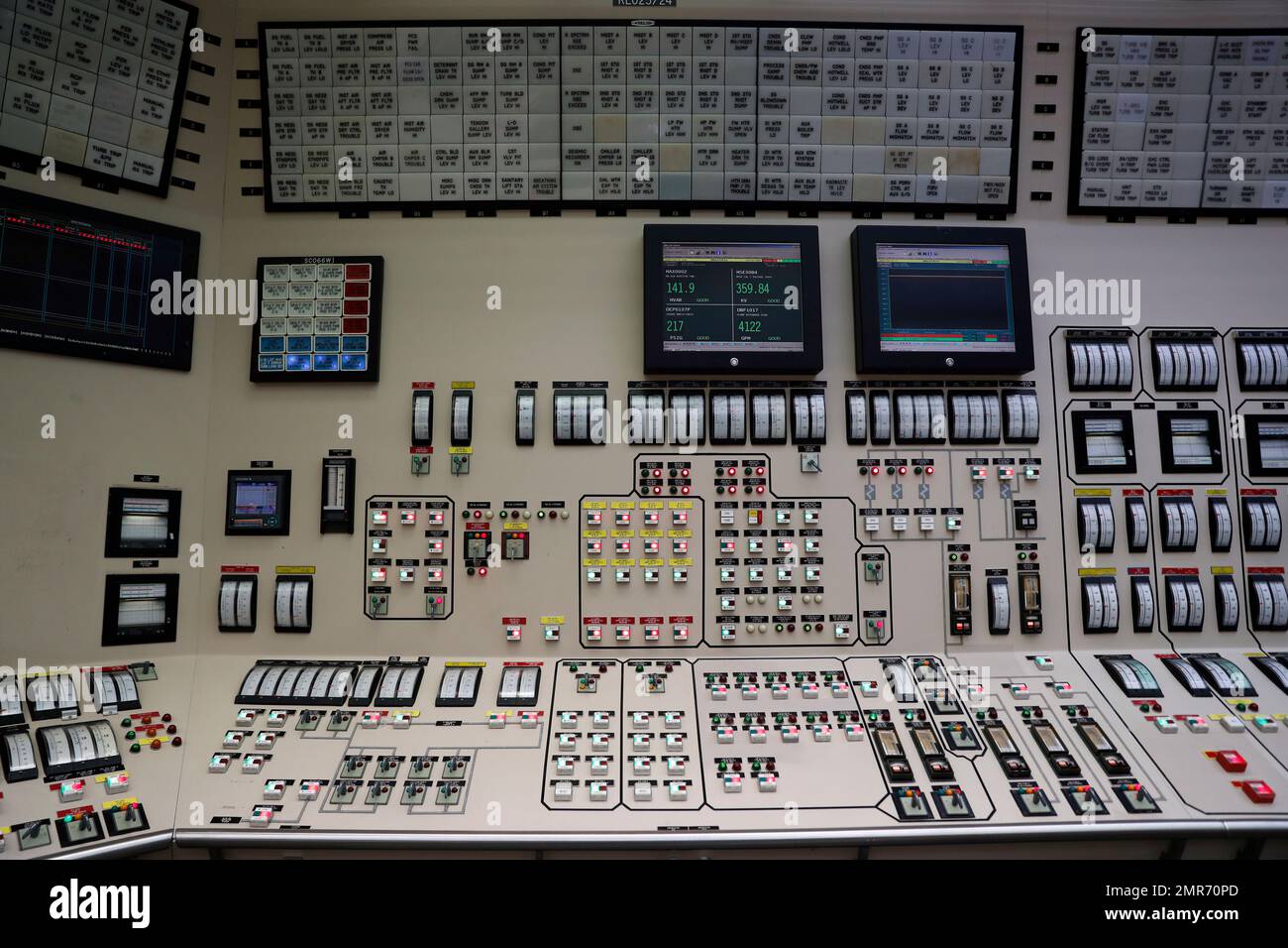 A control room simulator used for training is seen at the Callaway ...