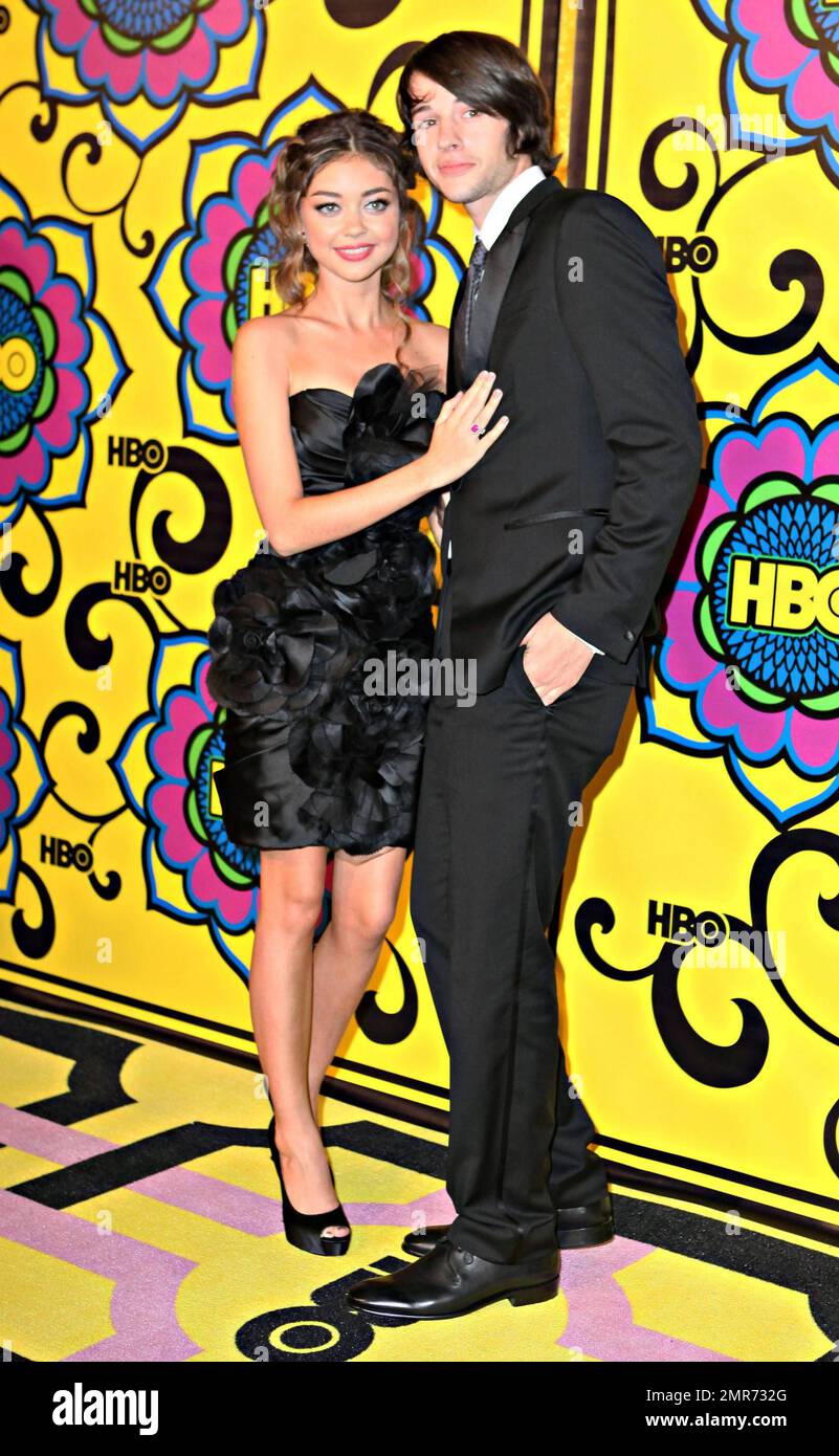 Sarah Hyland and boyfriend Matt Prokop at HBO's 64th Primetime Emmy ...