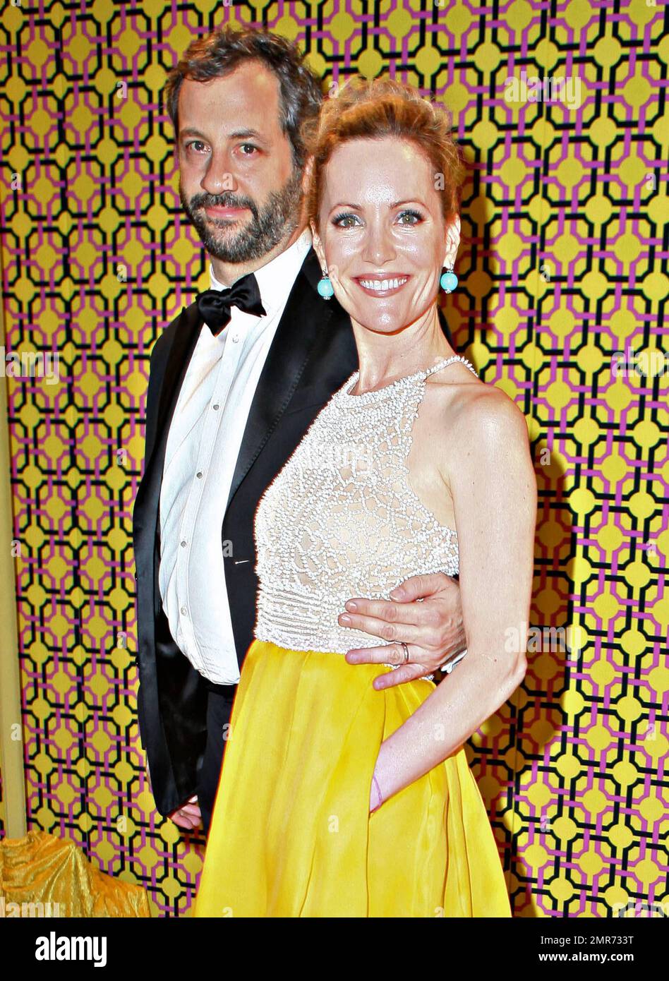 Judd Apatow and wife Leslie Mann at HBO's 64th Primetime Emmy Post ...