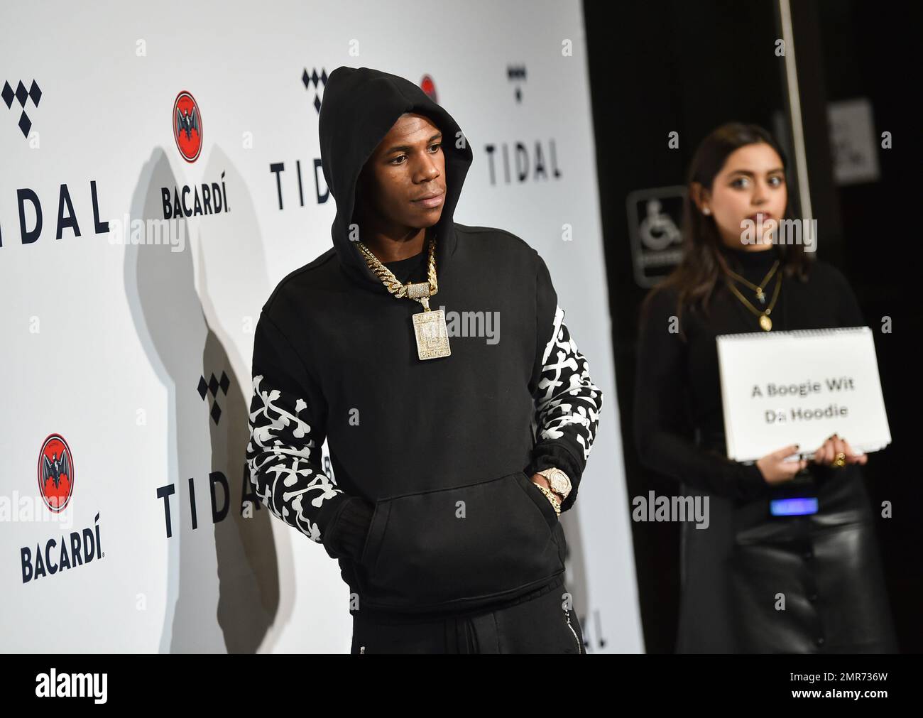 Julius Dubose aka A Boogie wit da Hoodie attends the TIDAL X: Brooklyn ...