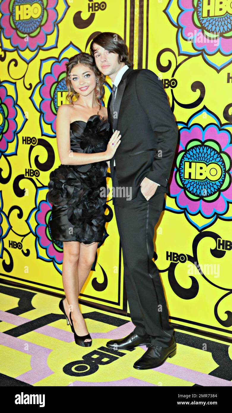 Sarah Hyland and boyfriend Matt Prokop at HBO's 64th Primetime Emmy ...