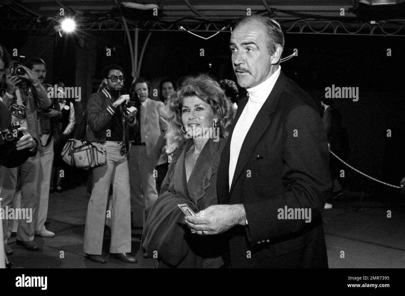 Sean Connery and wife Micheline at the Wrong Is Right screening on ...