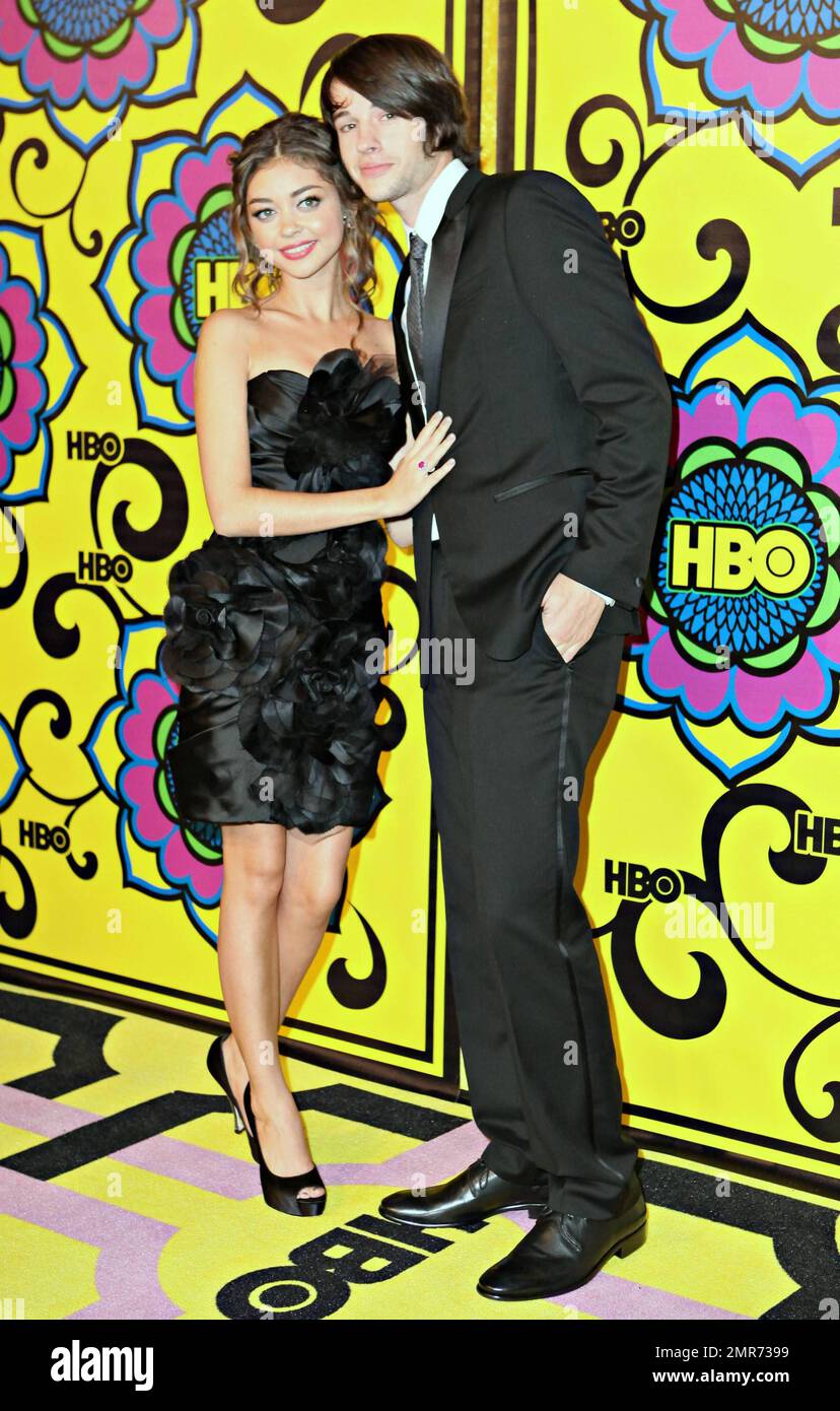 Sarah Hyland and boyfriend Matt Prokop at HBO's 64th Primetime Emmy ...