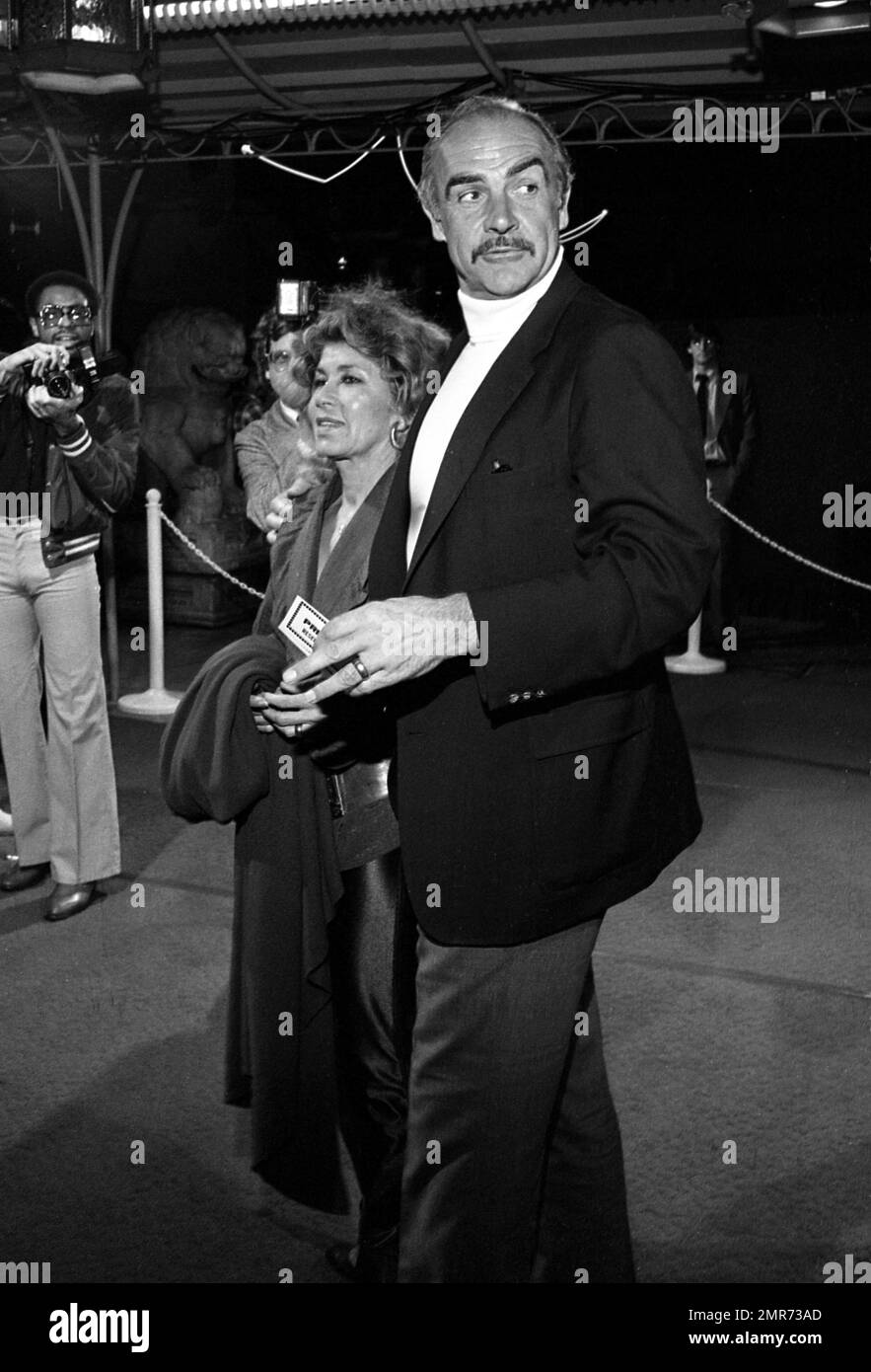 Sean Connery and wife Micheline at the Wrong Is Right screening on ...