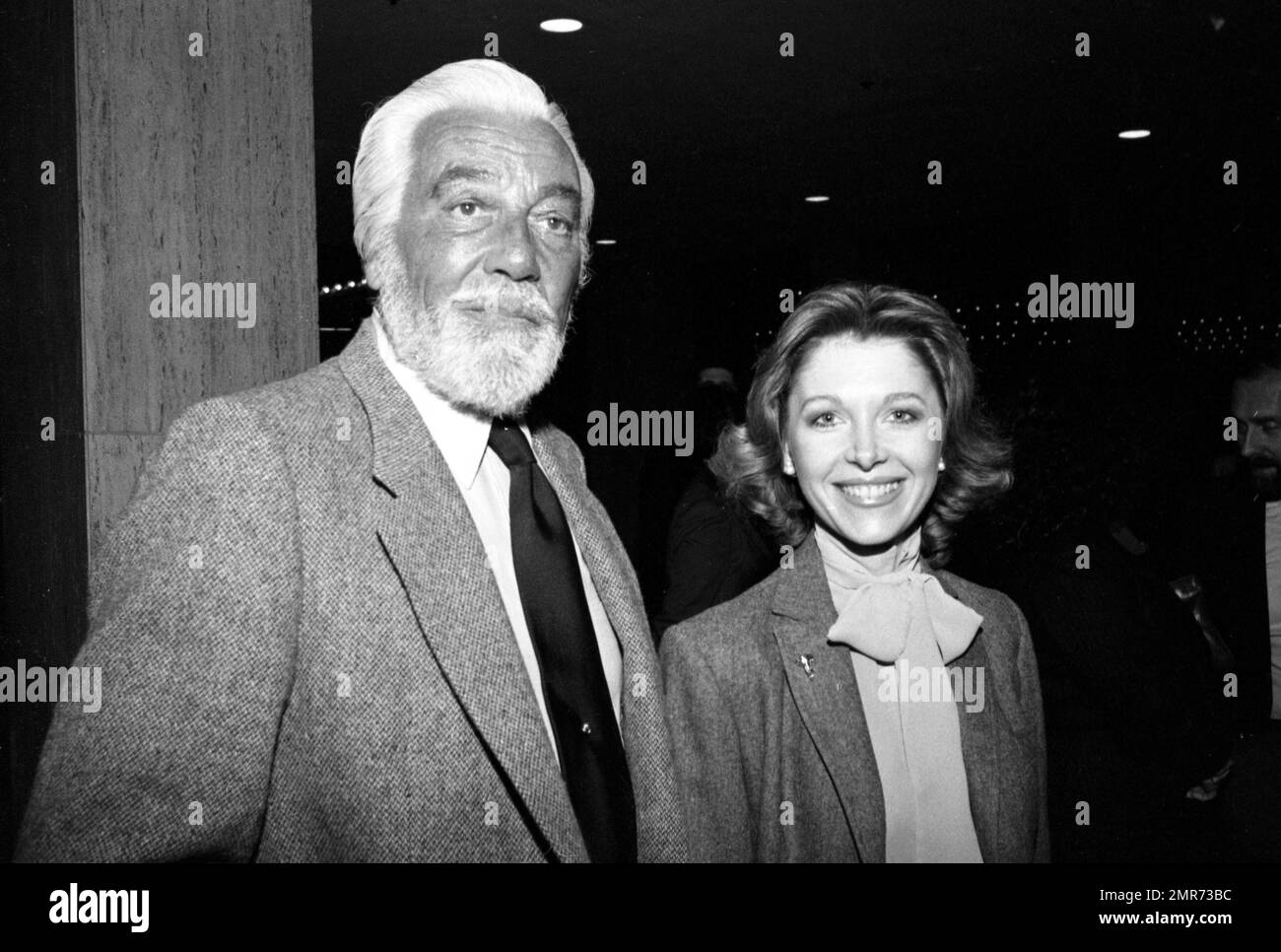 George Romero and Marcy N. Vosberg at the Shubert Theater for the ...