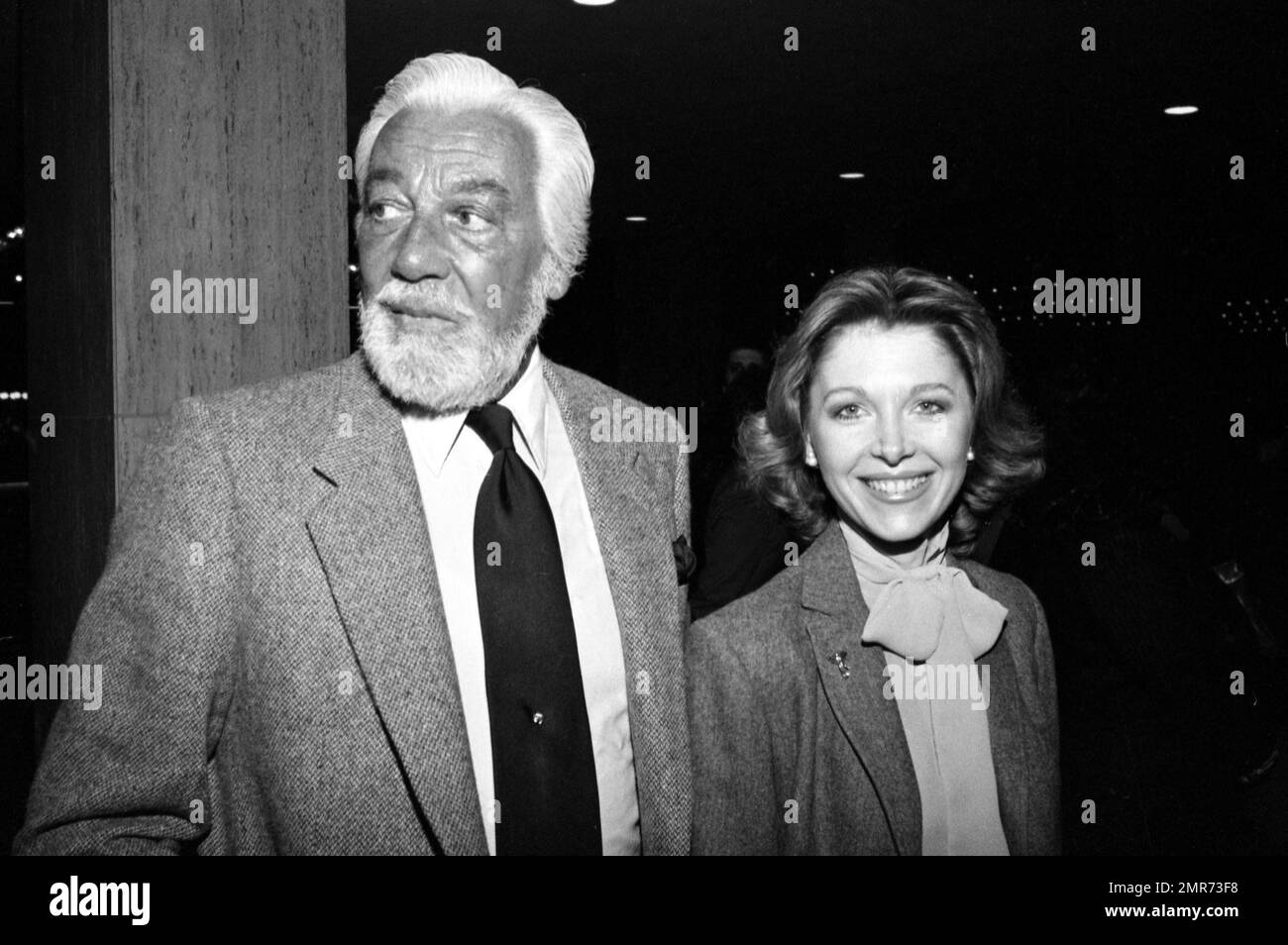 George Romero and Marcy N. Vosberg at the Shubert Theater for the ...