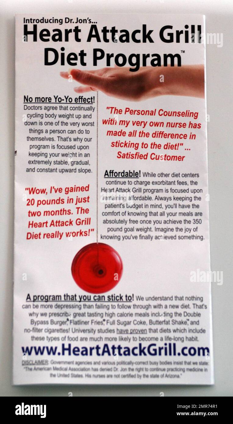 EXCLUSIVE!! This is the famous Heart Attack Grill, a hospital themed ...