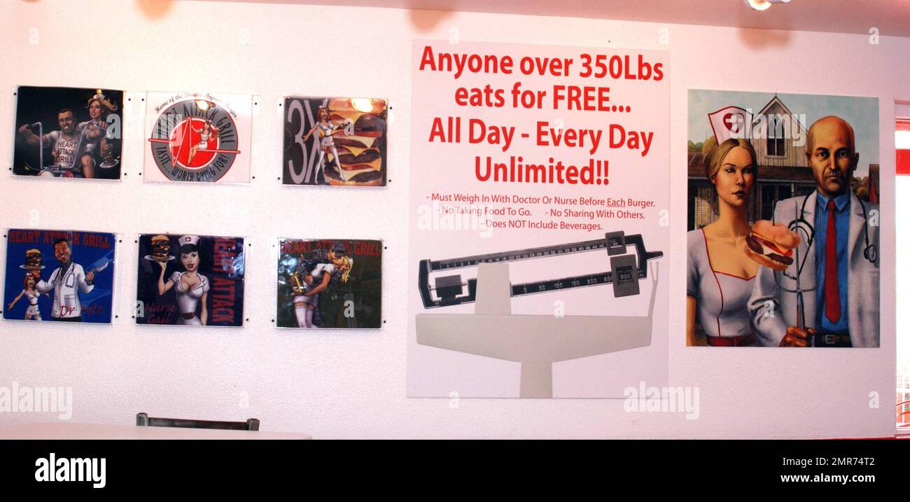 EXCLUSIVE!! This is the famous Heart Attack Grill, a hospital themed ...