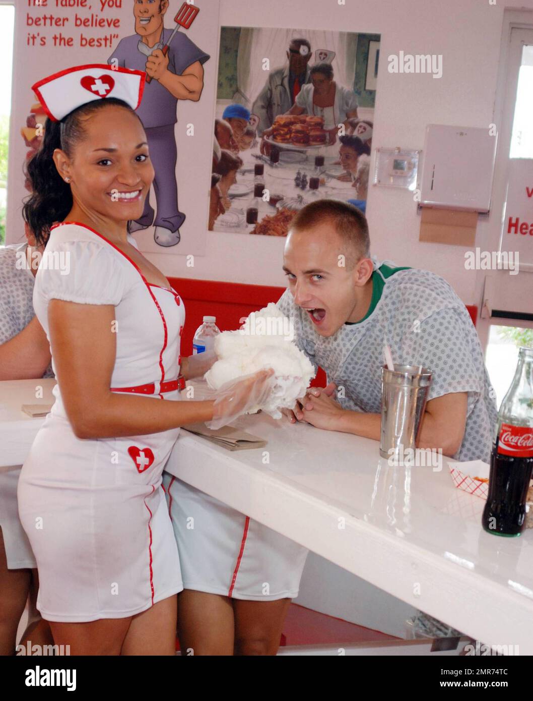 EXCLUSIVE!! This is the famous Heart Attack Grill, a hospital themed ...