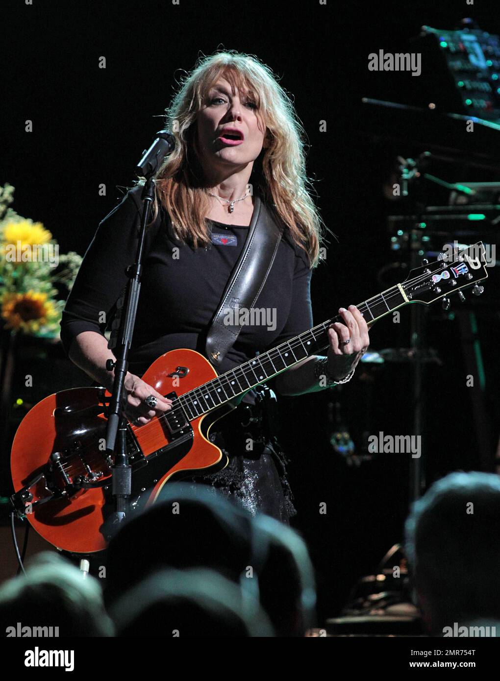 Nancy Wilson of 'Heart' performs live in concert at the Koka Booth ...