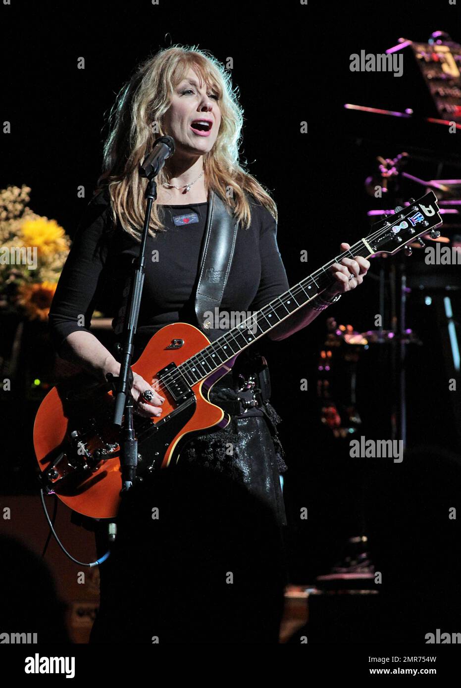 Nancy Wilson of 'Heart' performs live in concert at the Koka Booth ...