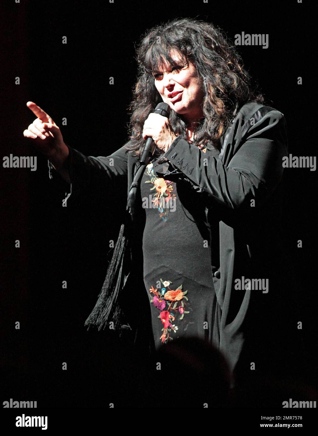 Ann Wilson of 'Heart' performs live in concert at the Koka Booth ...