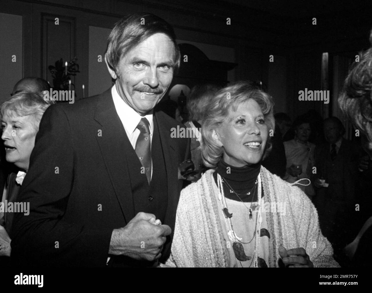Dinah Shore with Thomas Thompson at the 'Celebrity' book party for ...
