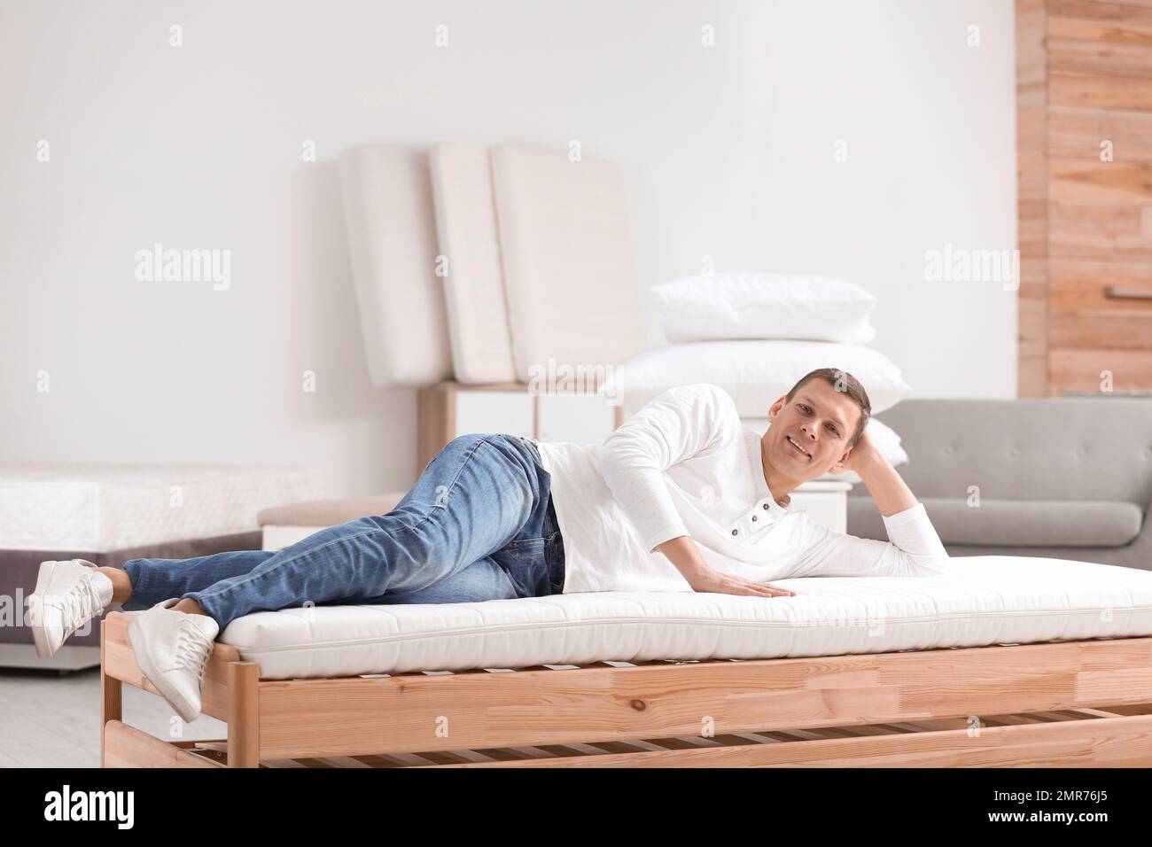 Textile testing hi-res stock photography and images - Alamy