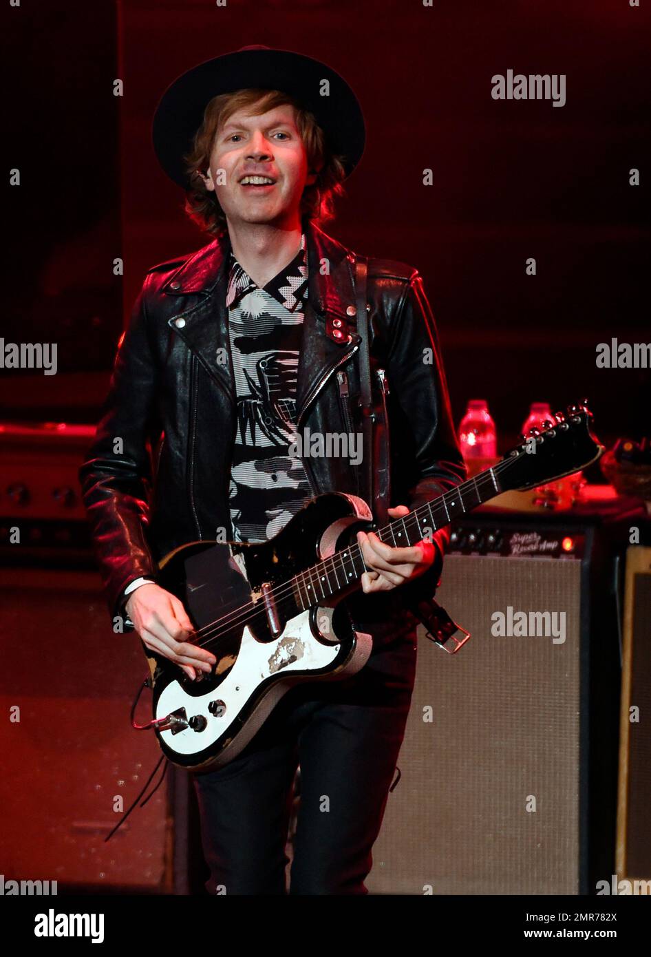 Singer-songwriter Beck performs at the John Anson Ford Amphitheatre on ...