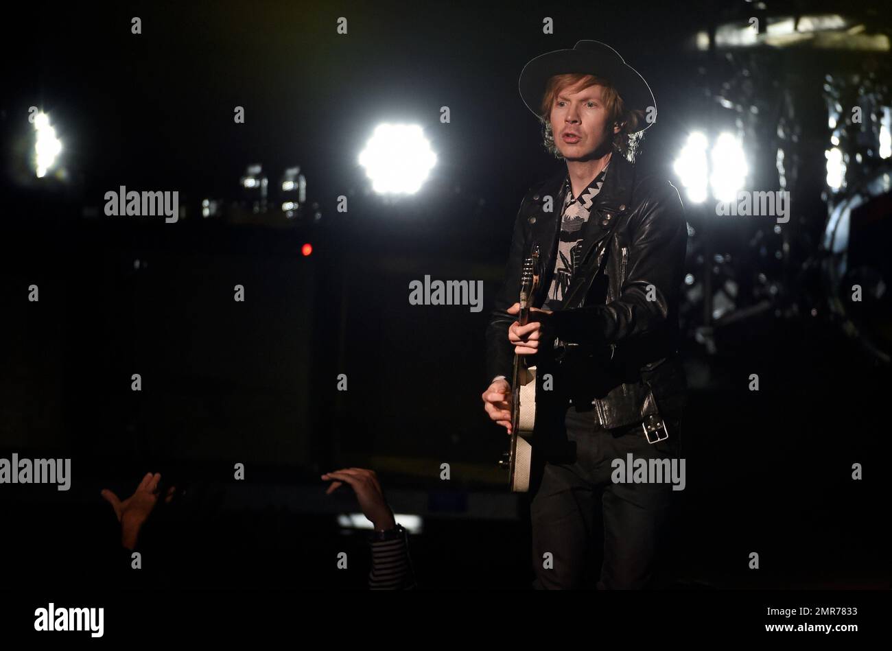 Singer-songwriter Beck performs at the John Anson Ford Amphitheatre on ...