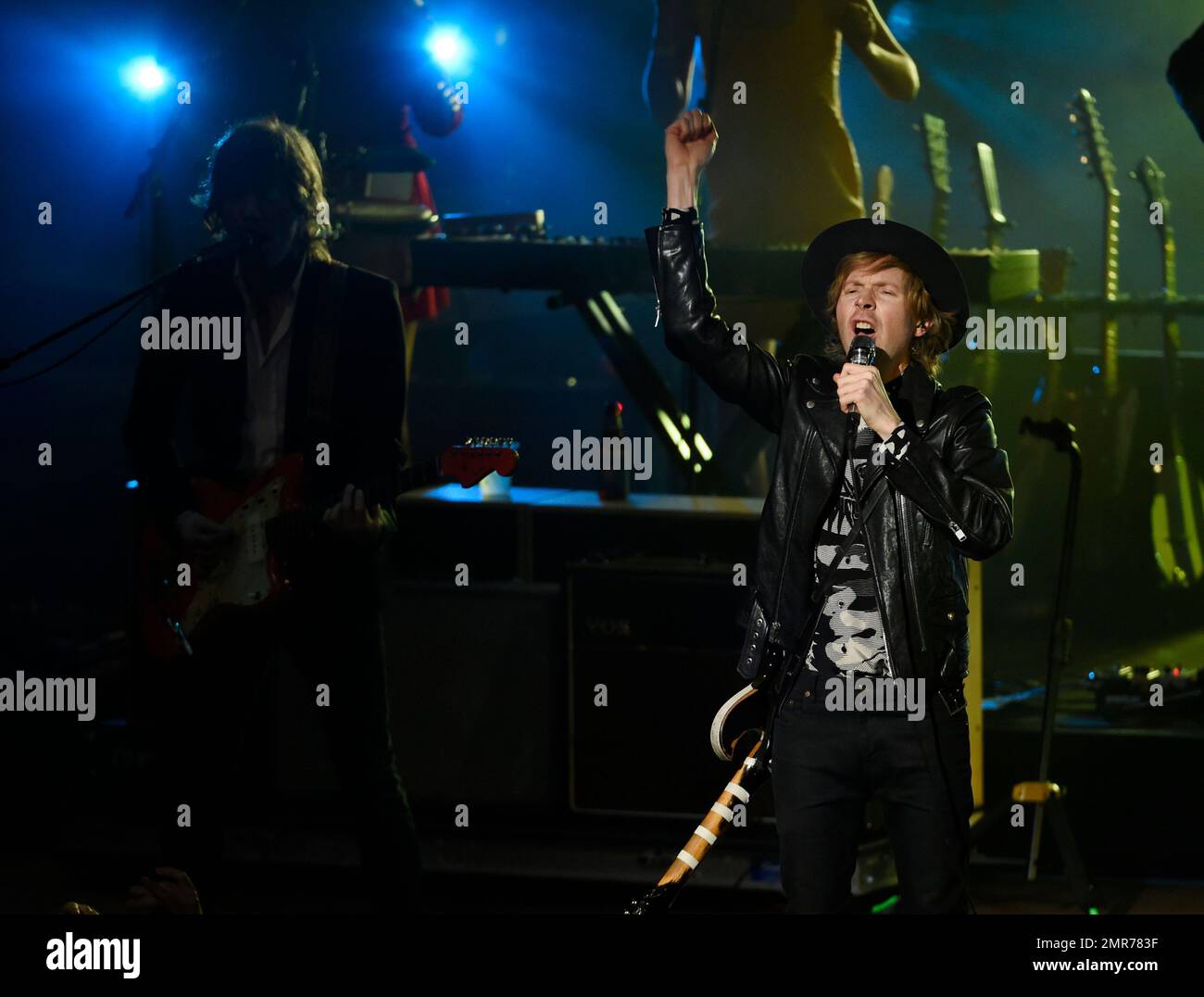 Singer-songwriter Beck performs at the John Anson Ford Amphitheatre on ...