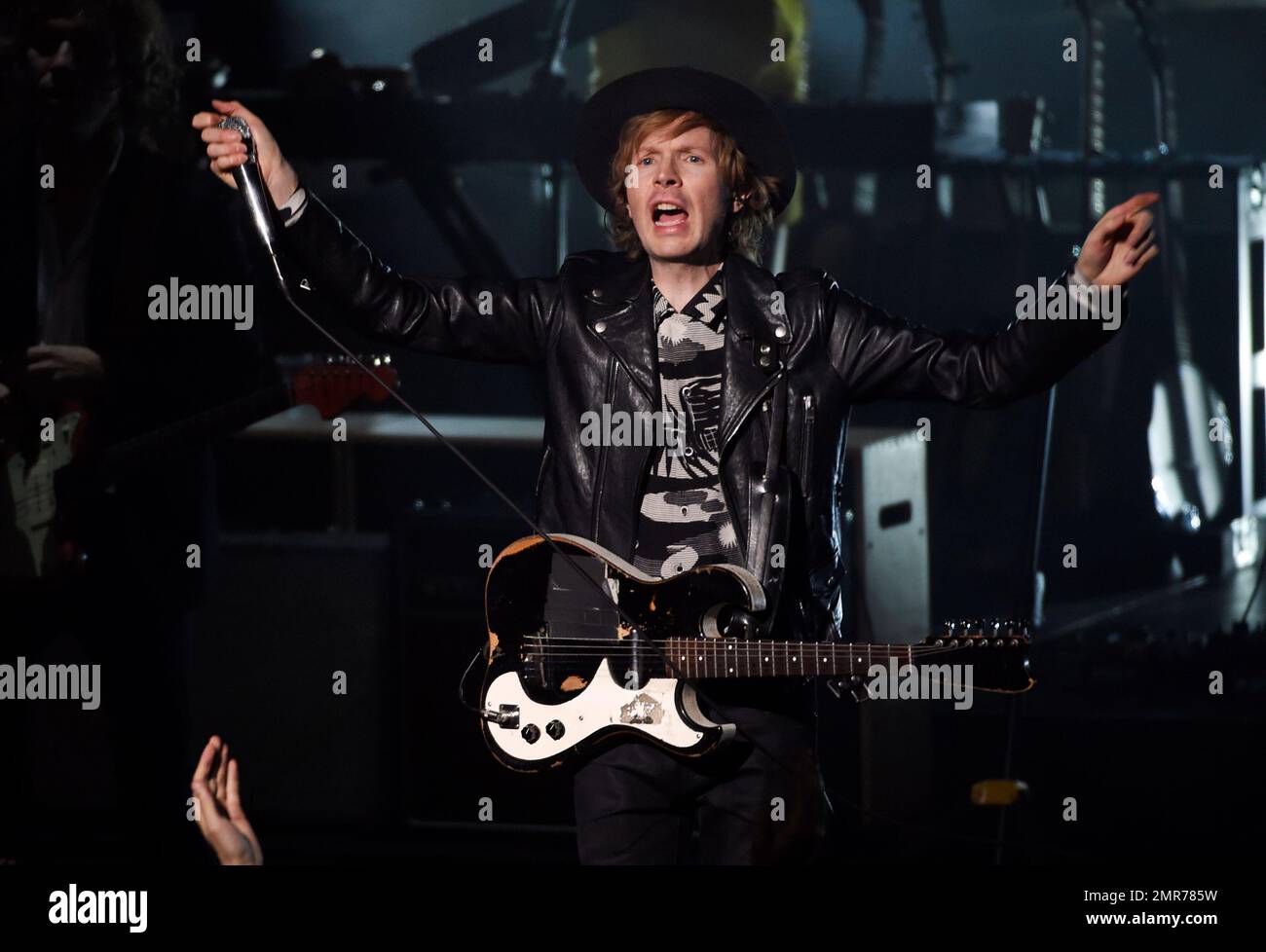 Singer-songwriter Beck performs at the John Anson Ford Amphitheatre on ...