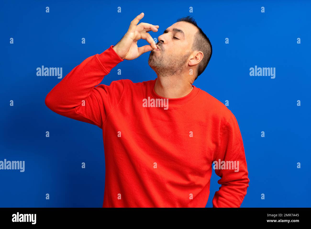 Pursed smile hi-res stock photography and images - Alamy