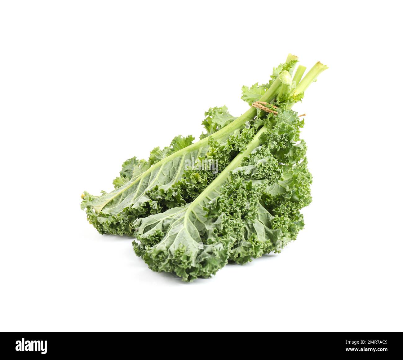 Fresh organic kale isolated Cut Out Stock Images & Pictures - Alamy