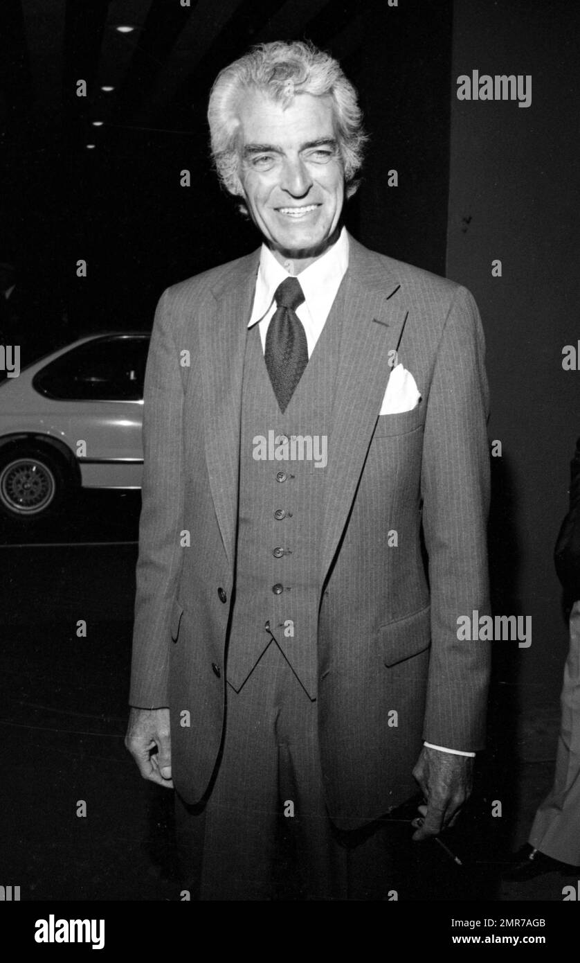 Rory Calhoun seen at the Beverly Hills Hotel on April 14, 1982 Credit ...