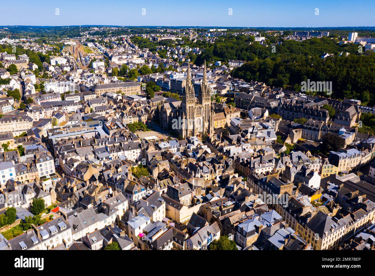 Brittany quimper old town saint hi-res stock photography and images - Alamy