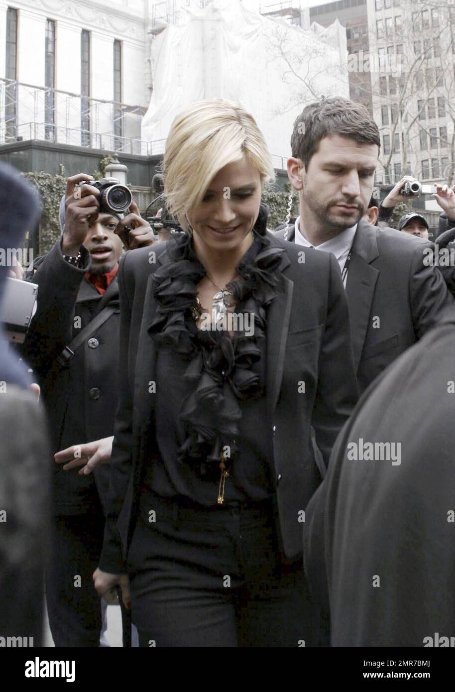 Supermodel and Victoria's Secret angel Heidi Klum sports a new, short ...