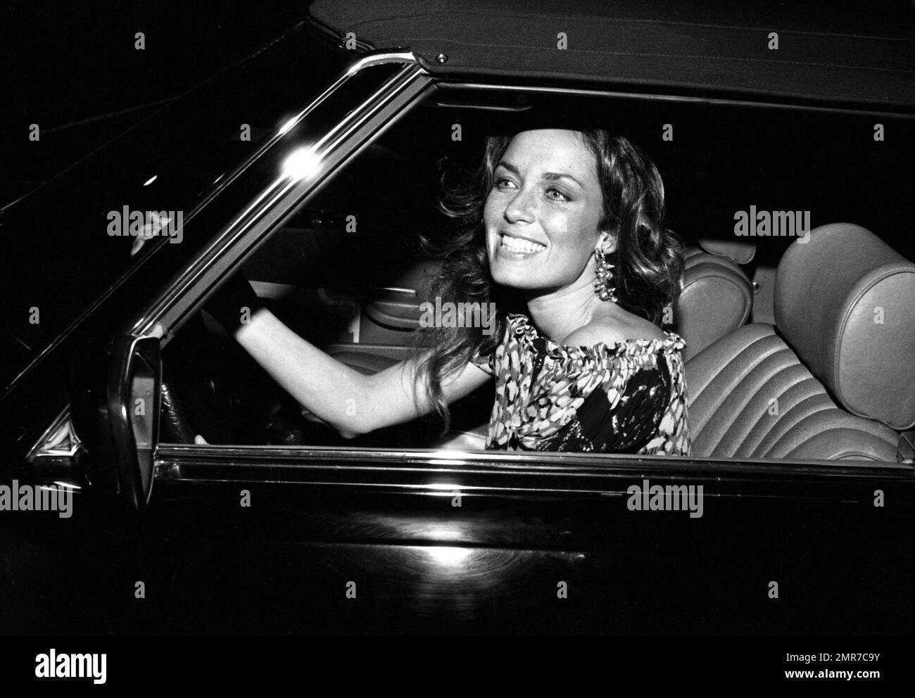 Catherine Bach at the party given by producer Dodi Fayed at Bistro ...