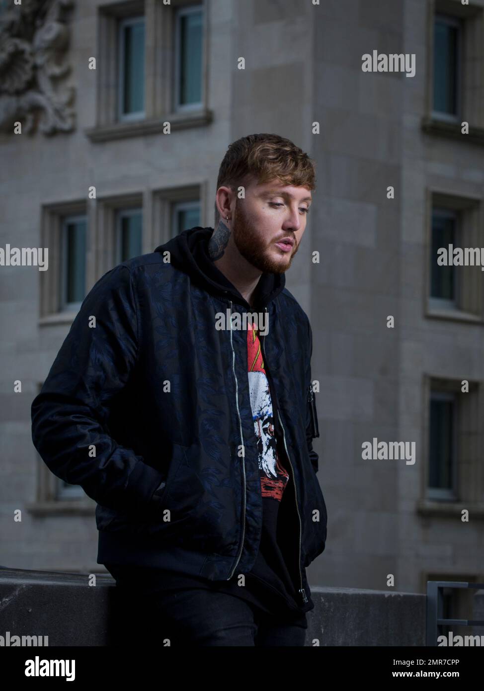 In this Sept. 18, 2017 photo, British singer James Arthur poses for a ...