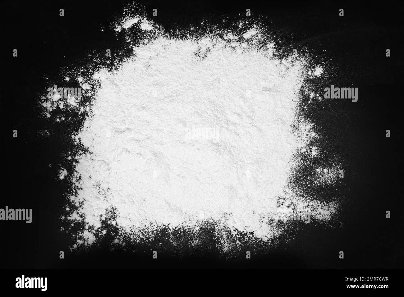 Top view background food organic Black and White Stock Photos & Images ...