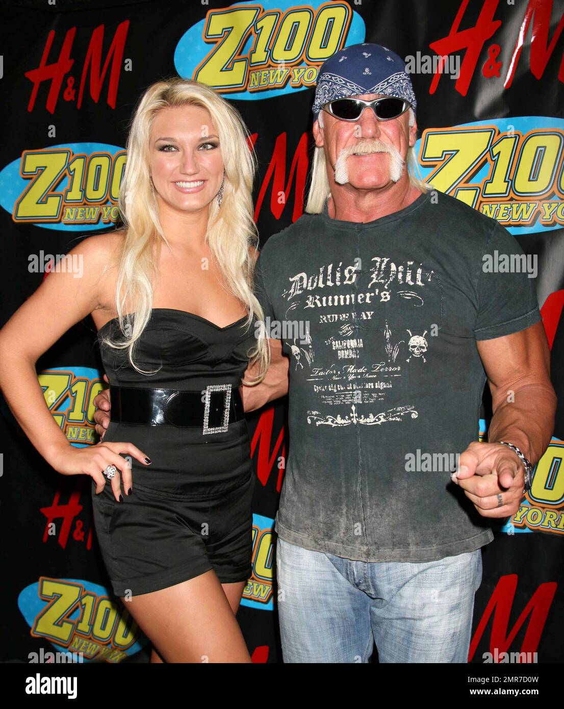 Brooke Hogan and Hulk Hogan attend Z100's Jingle Ball 2006 concert at ...